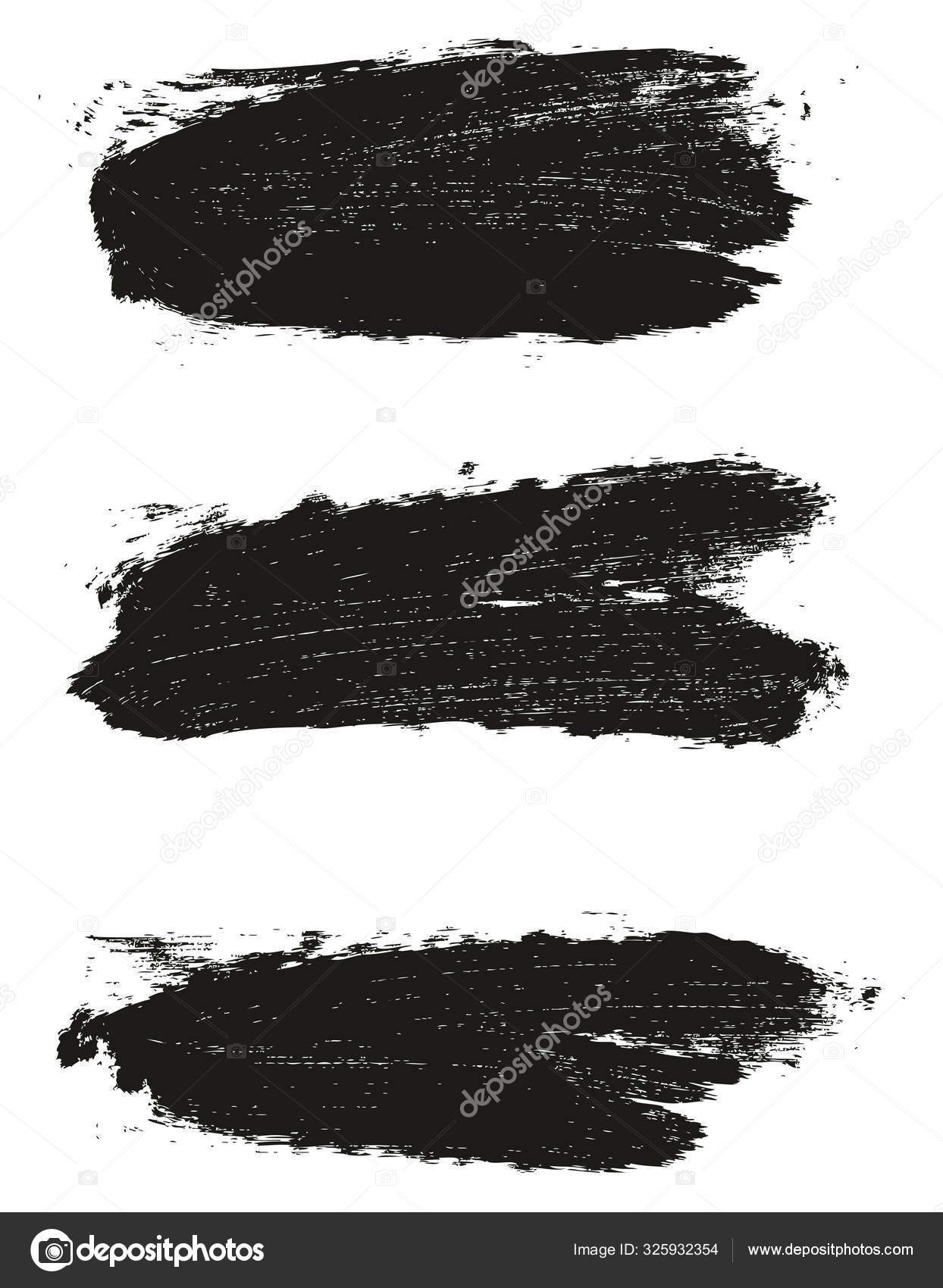 Sponge Paint High Detail Abstract Vector Background & Lines Set Stock ...