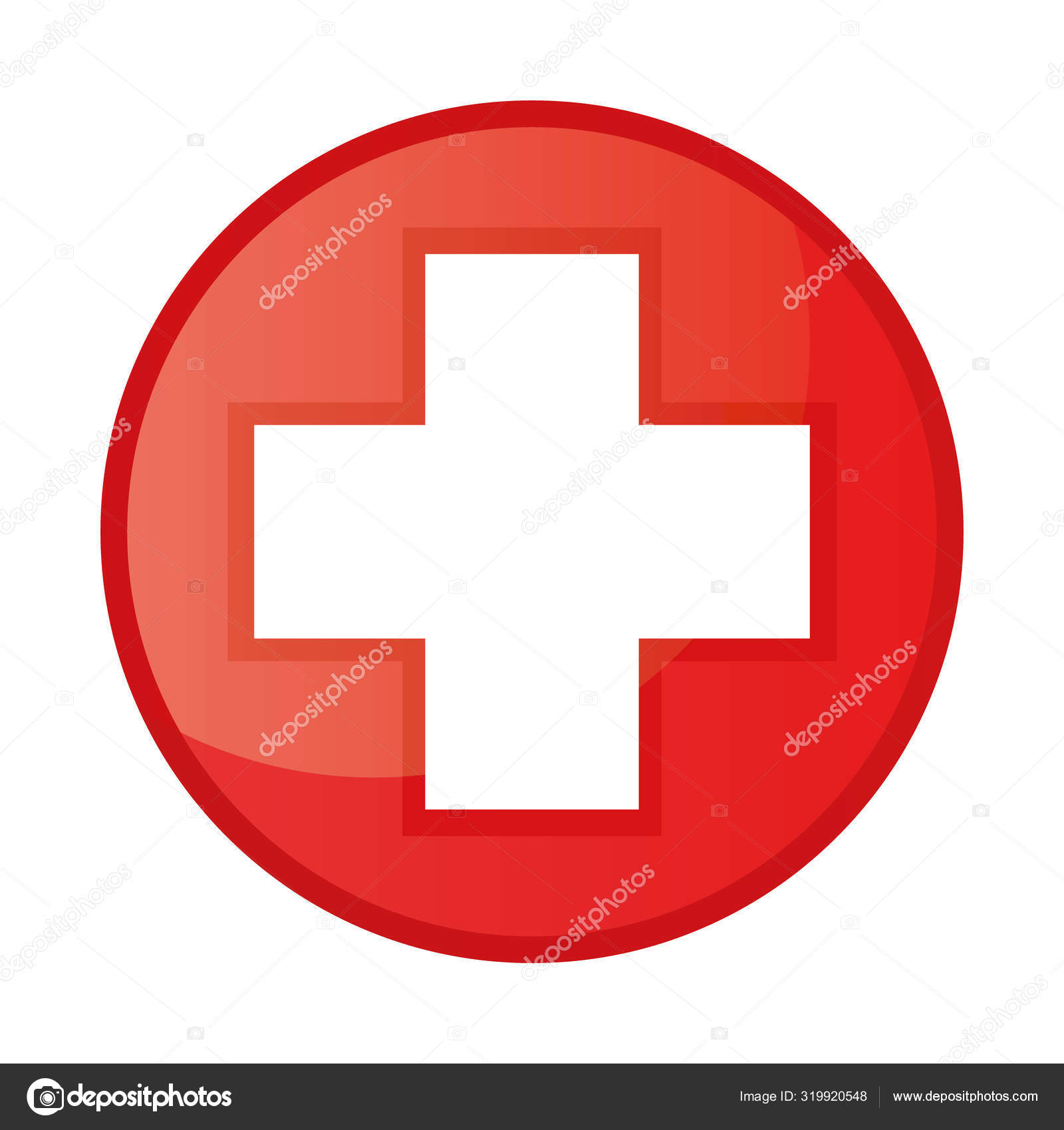 Red Health Symbol