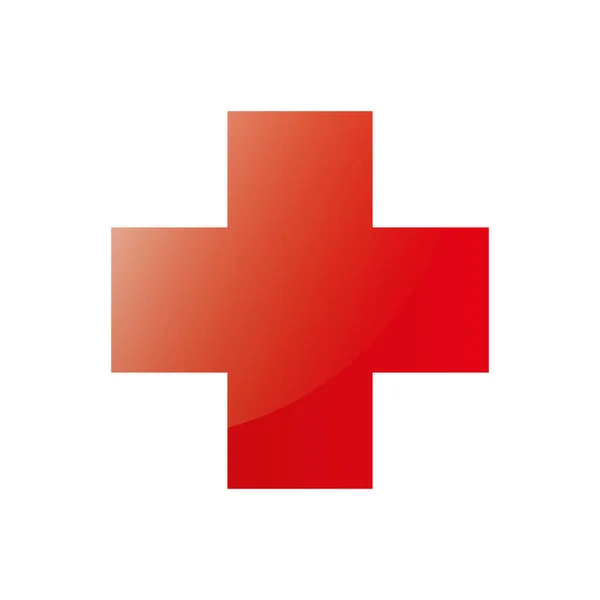 Cross red hospital medical vector sign, symbol. Medical cross isolated ...