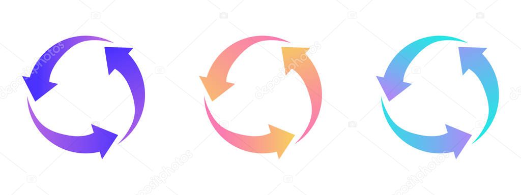 Recycled cycle icon Vector Art Stock Images | Depositphotos