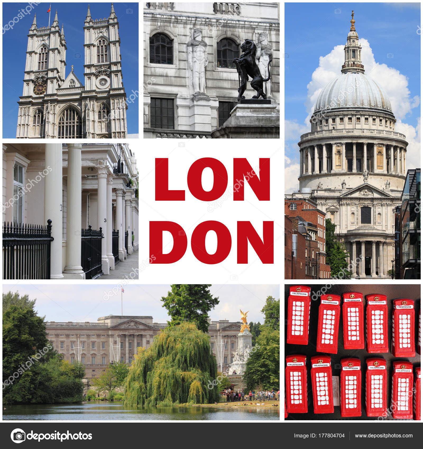 London landmarks collage — Stock Editorial Photo © alessandro0770 ...