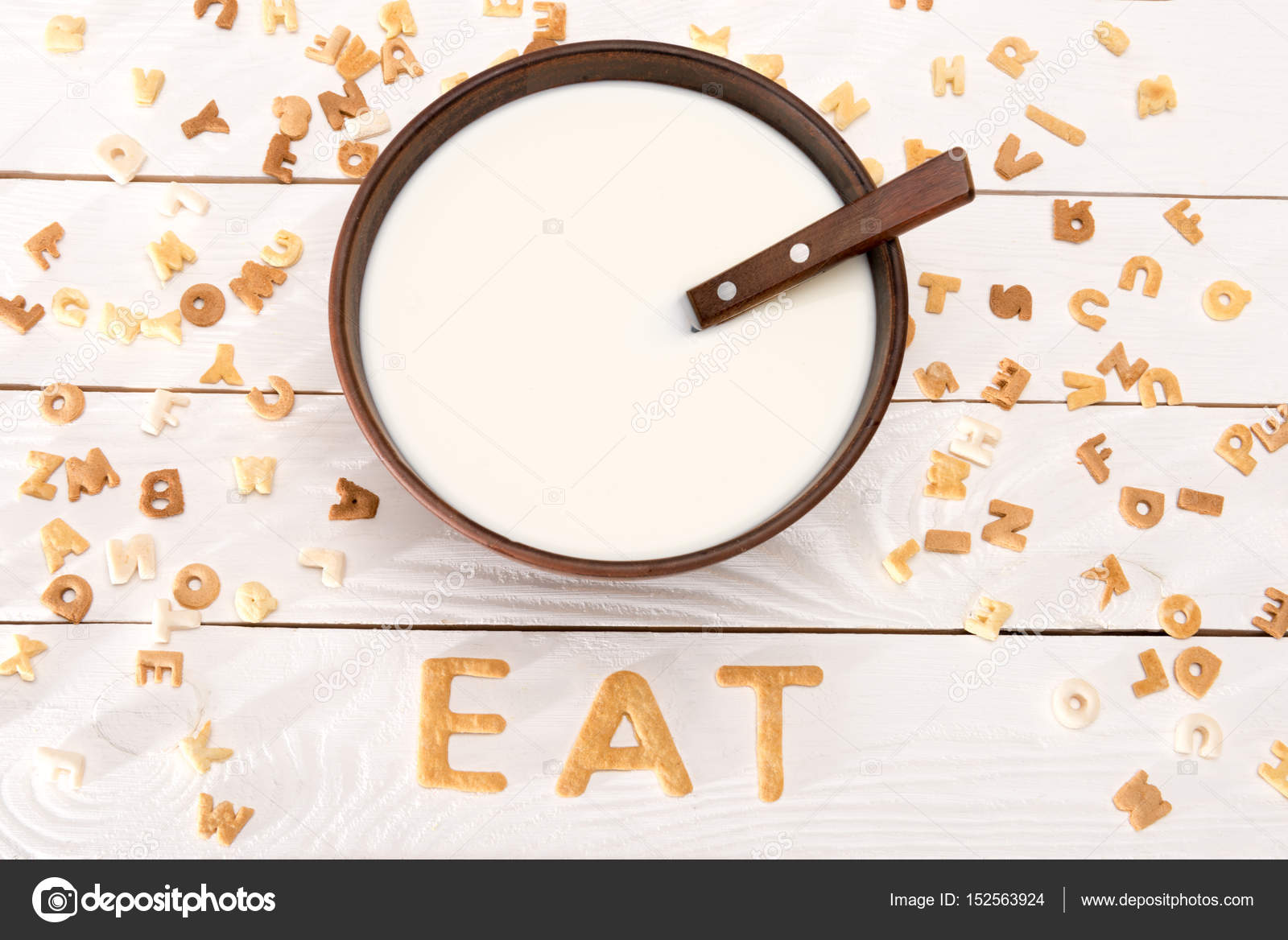 Alphabet Corn Flakes — Stock Photo © SergPoznanskiy #152563924