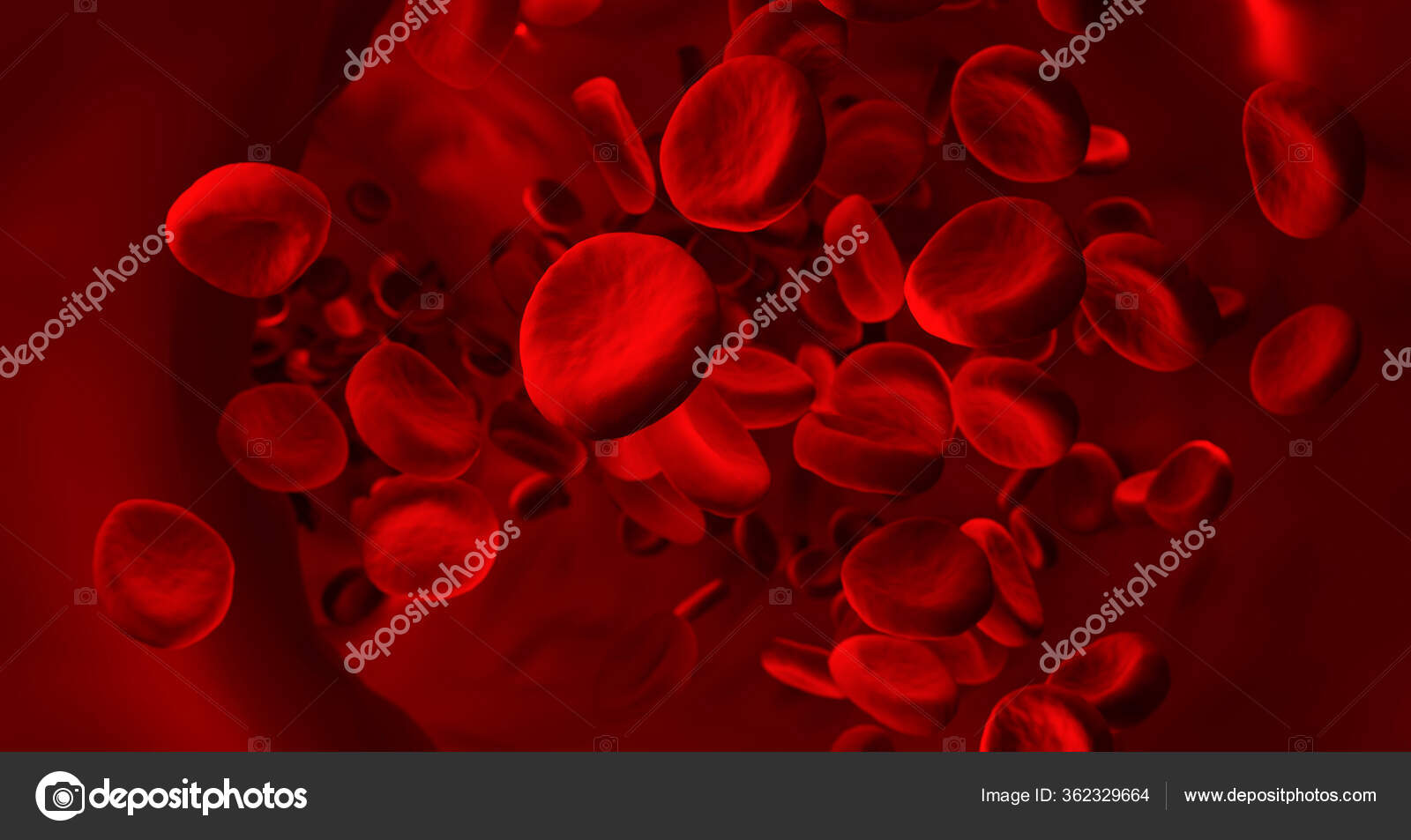 Red Blood Cells Clot Scientific Medical Abstract Concept Transfer ...