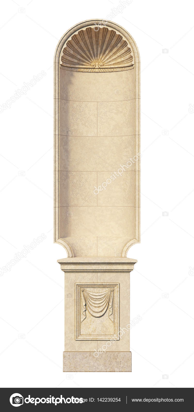 Stone niche in the classical style — Stock Photo © lookash #142239254
