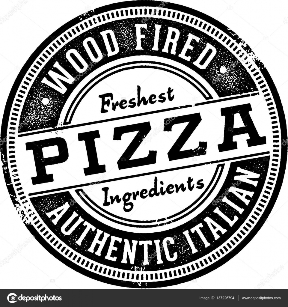 Authentic Wood Fired Pizza Menu Stamp Stock Vector by ©daveh900 137226794