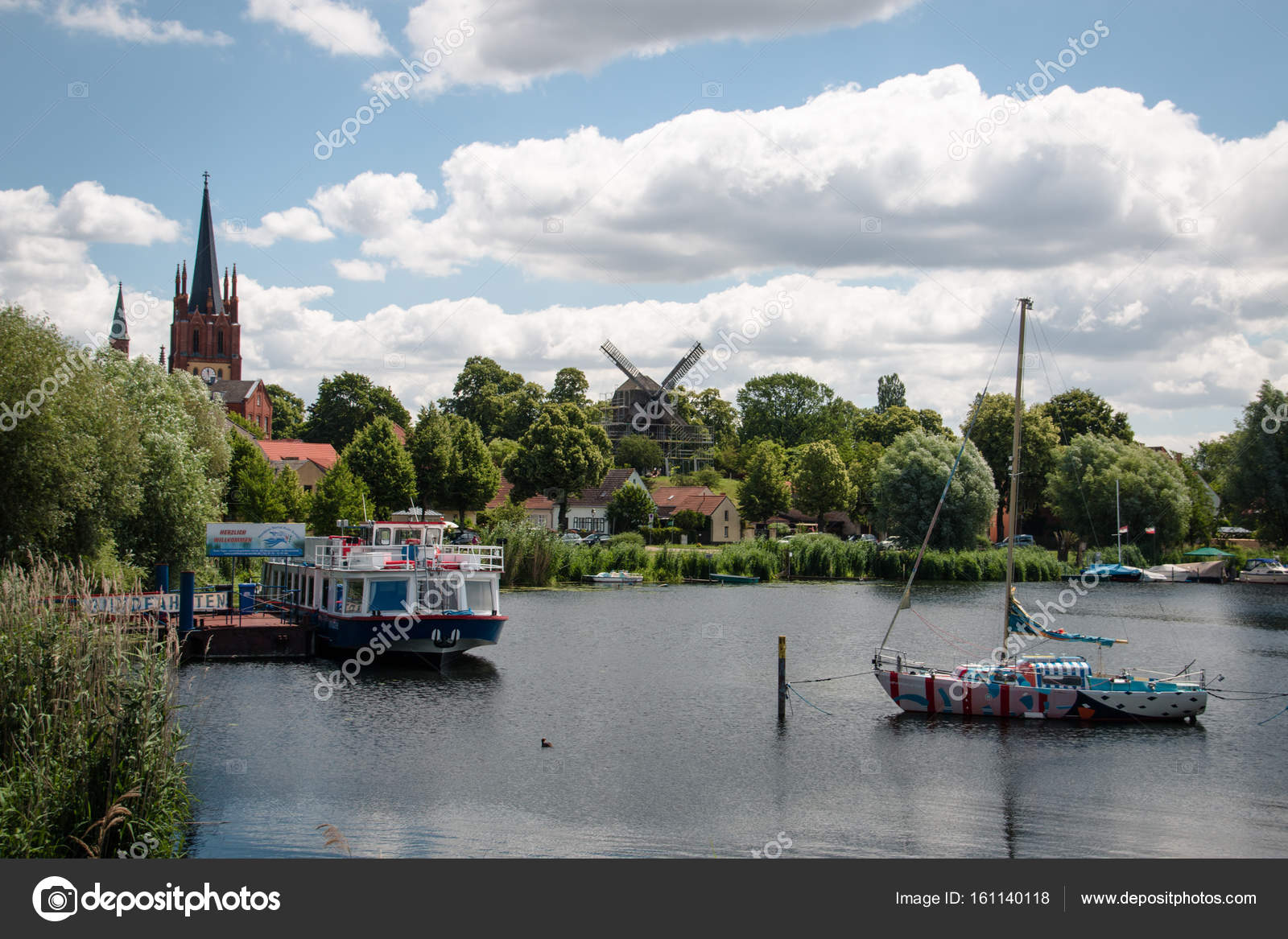 Werder, Germany city on a small island Stock Photo by ©Amineah 161140118