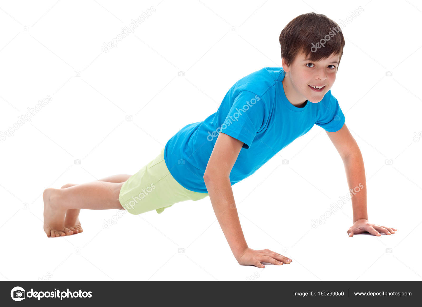 Kids Doing Push Ups