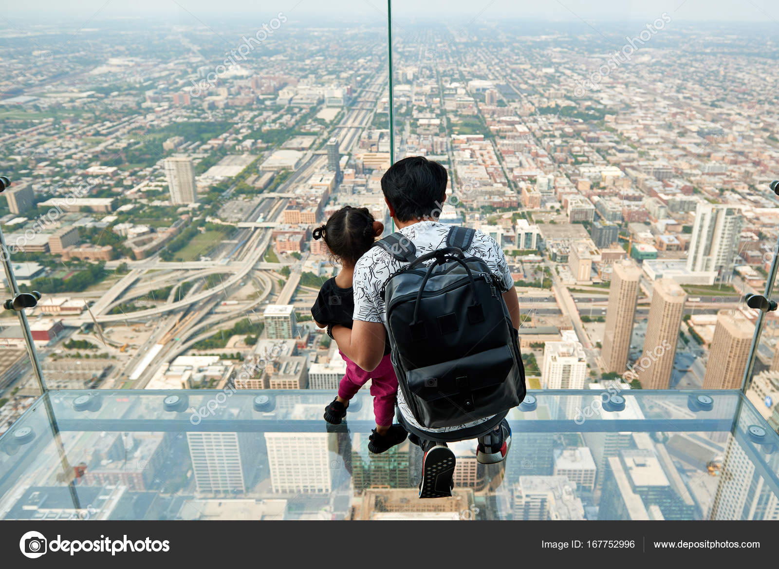 Sears Tower Skydeck Handstand
