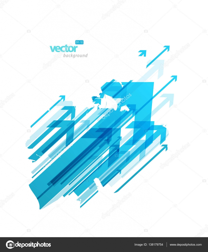 Abstract blue arrows background wallpaper. Stock Vector Image by ©kormi ...