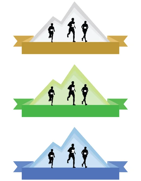 Running mountain Vector Art Stock Images | Depositphotos
