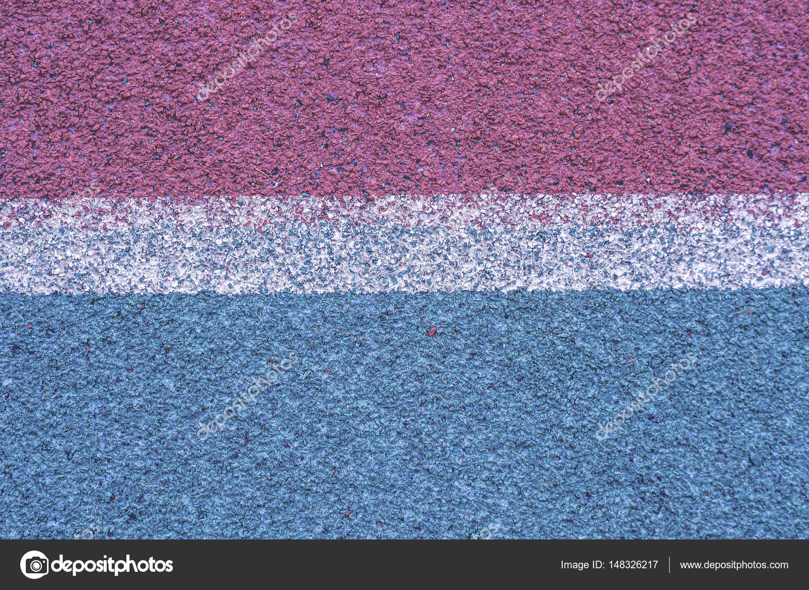 Red, White, Blue Running track rubber texture — Stock Photo © Bubball ...