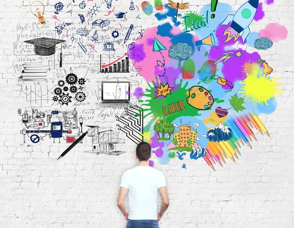 Creative and analytical thinking concept Stock Photo by ©peshkova 131327026