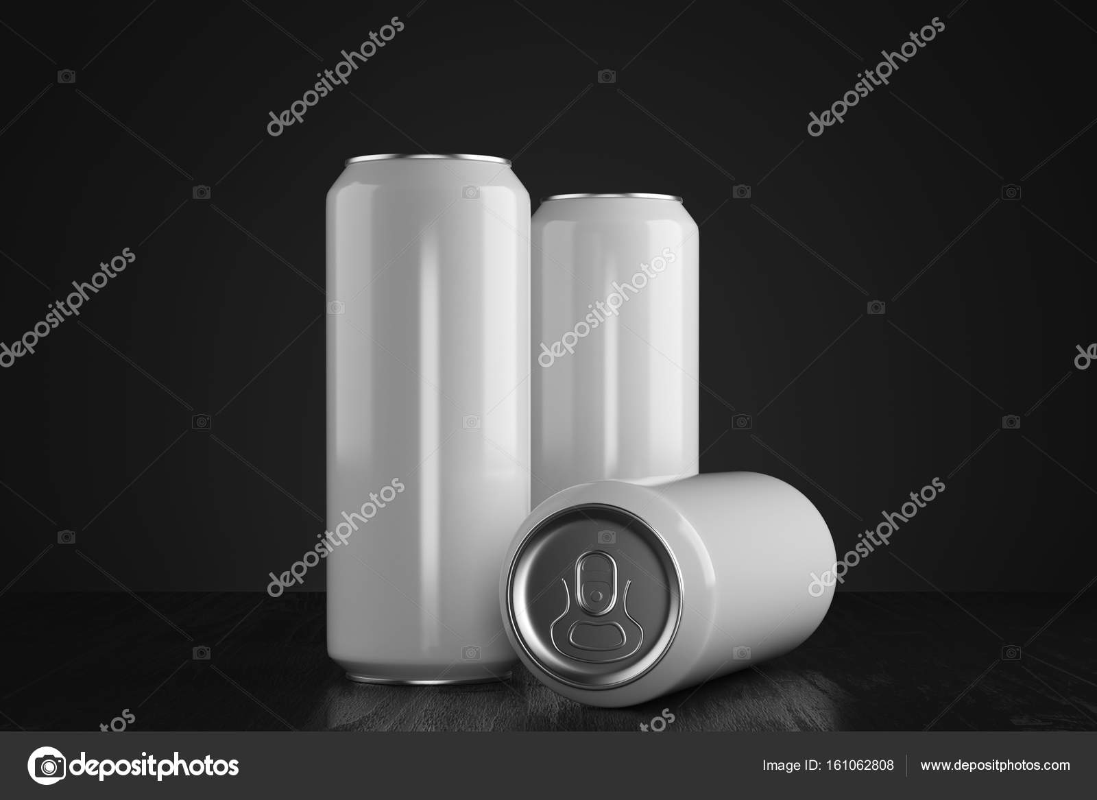 Three empty beer cans Stock Photo by ©peshkova 161062808
