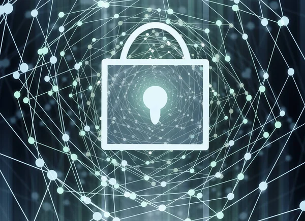 Digital lock background - Stock Image - Everypixel