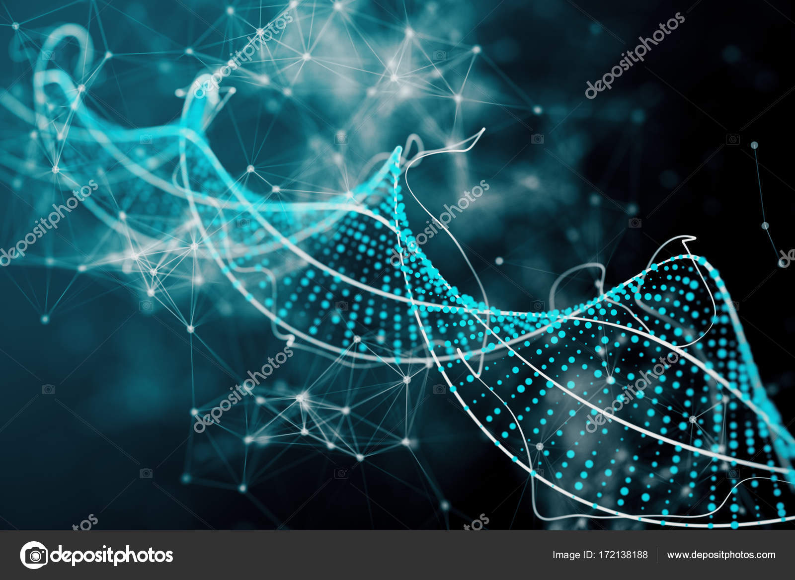 Fondo De Pantalla De Adn Digital