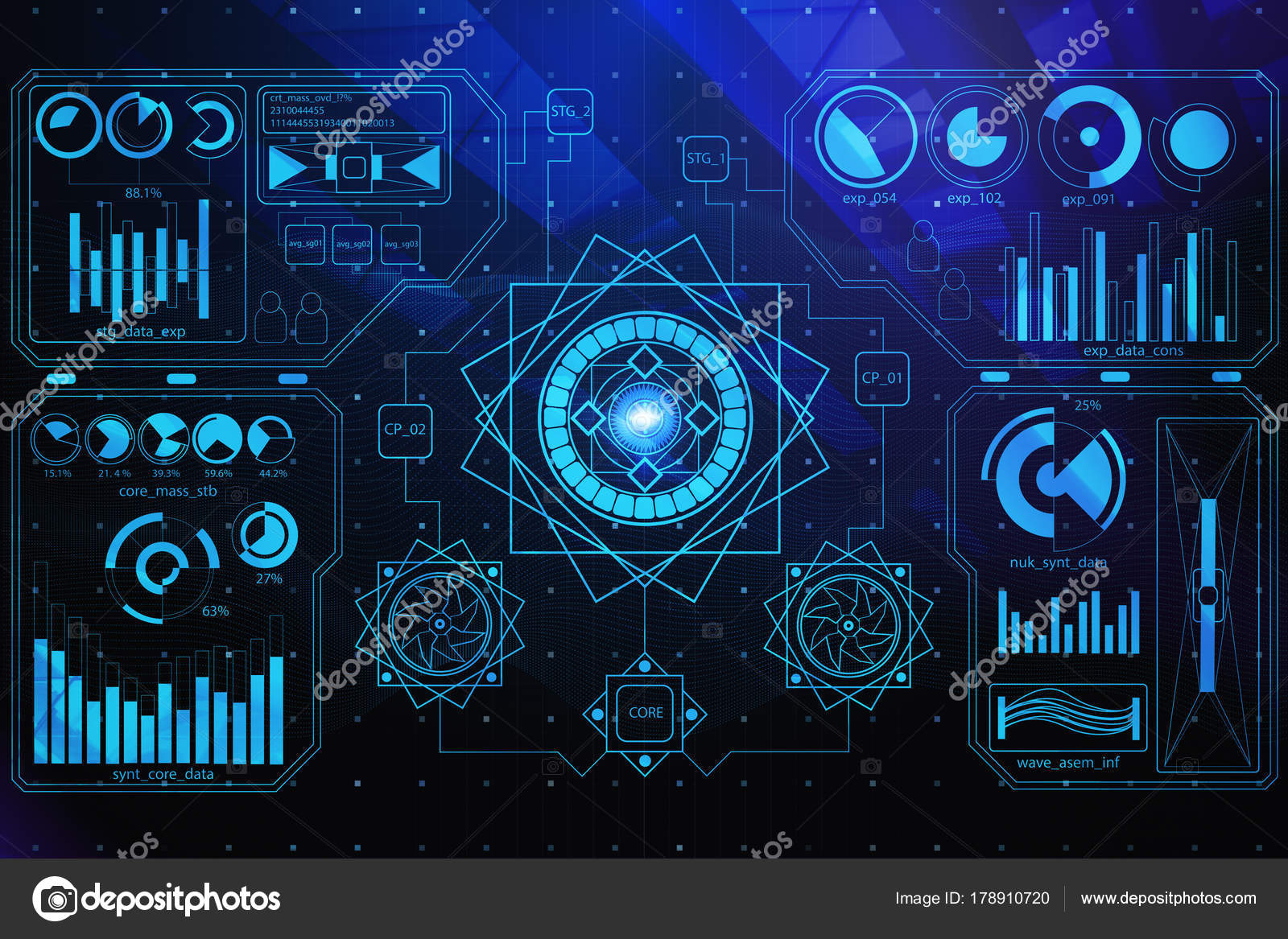 Digital business screen background Stock Illustration by ©peshkova ...
