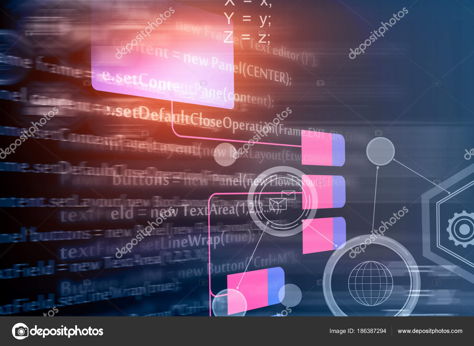 Abstract HTML backdrop — Stock Photo © peshkova #186387294
