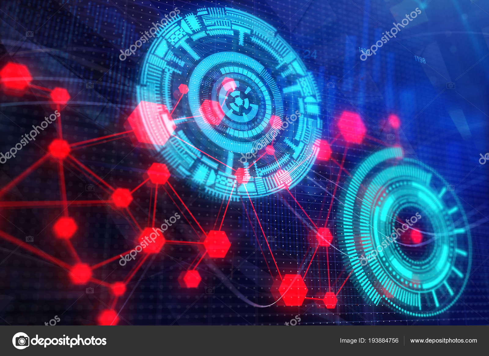 Technology, future, media and projection concept Stock Photo by ...