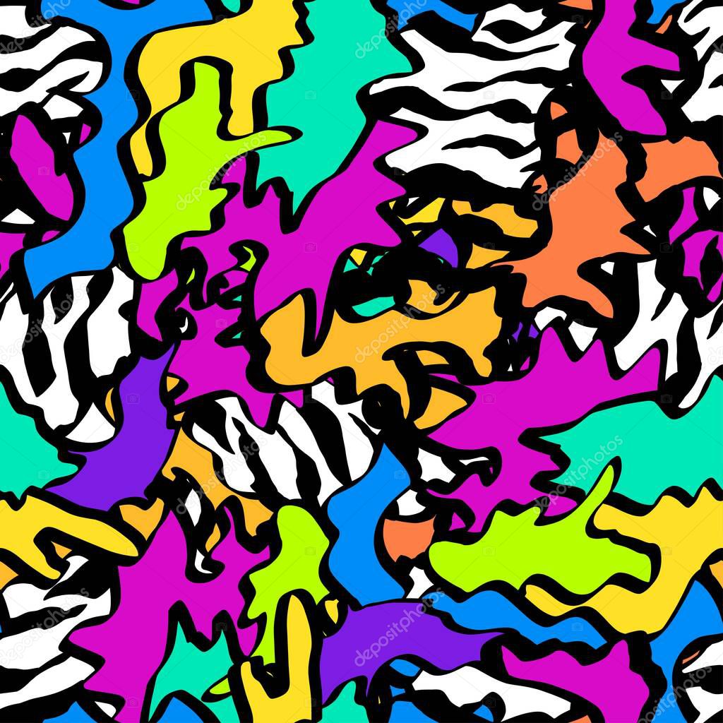 Patr n vectorial abstracto adecuado para imprimir impresiones infantiles en textiles, telas ...