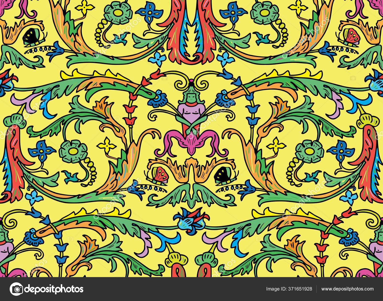 Persian Pattern Wallpaper