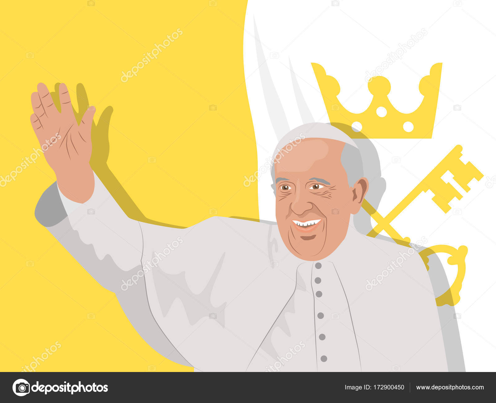 Pope Francis Vector