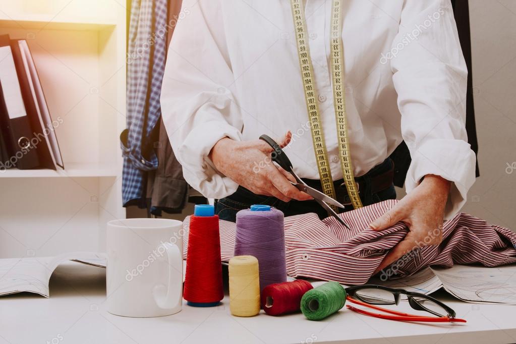 Working in the sewing — Stock Photo © carballo #126282250