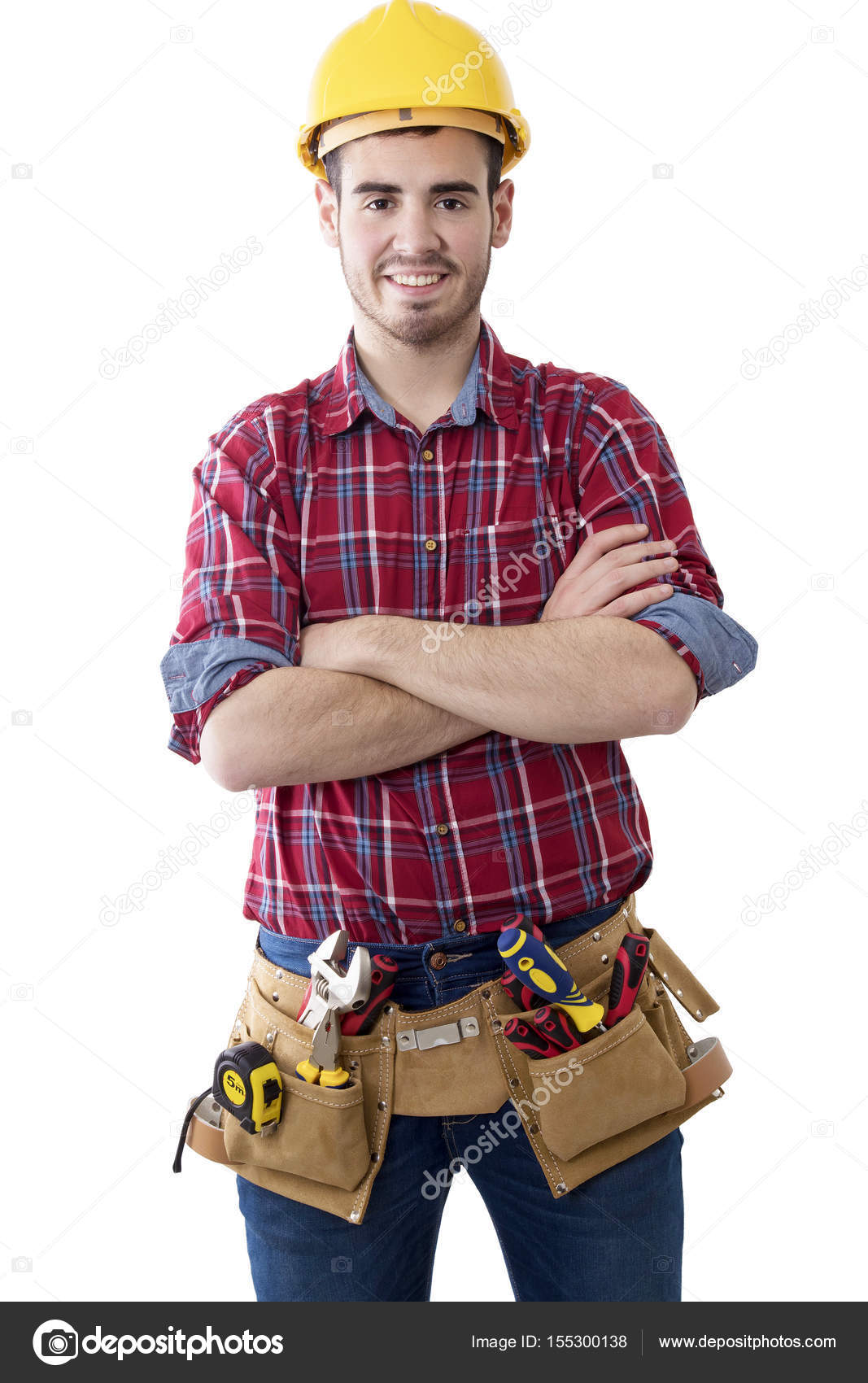 Constructor aislado en blanco — Foto de stock © carballo #155300138