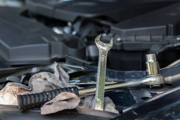 Tools Car Mechanic's Workshop Engine Stock Photo by ©carballo 312929510