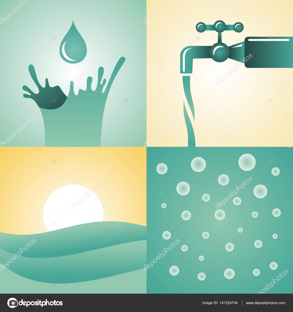 Watering icons set Stock Vector Image by ©smolyakov #141224734
