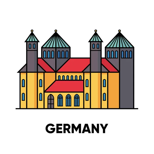 Edificio tradicional imágenes de stock de arte vectorial | Depositphotos