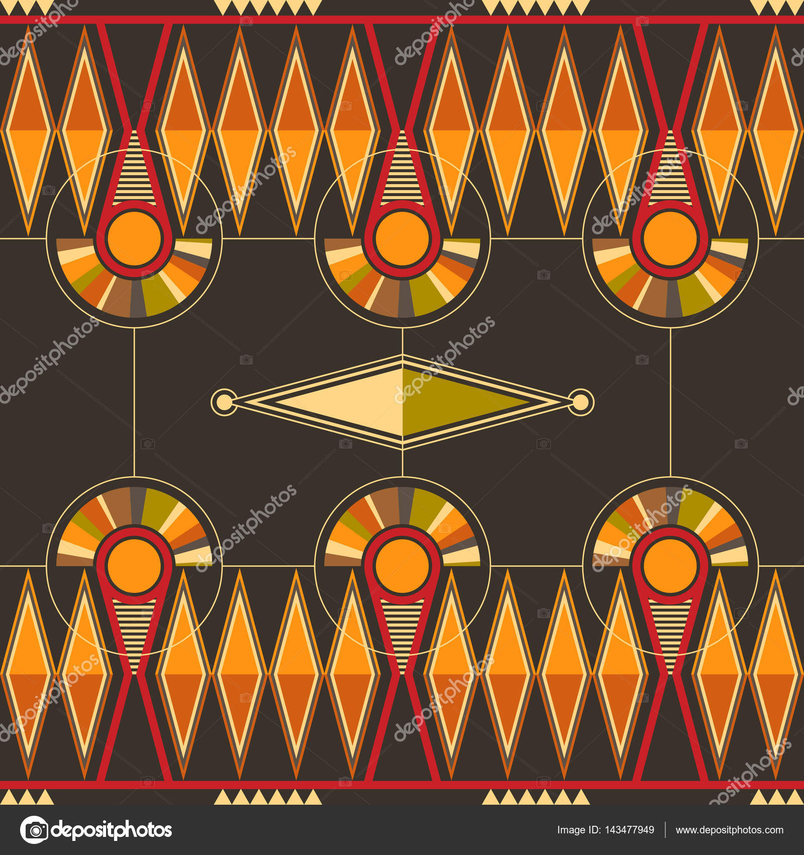 African-pattern-01 Stock Vector by ©Vital_Art 143477949