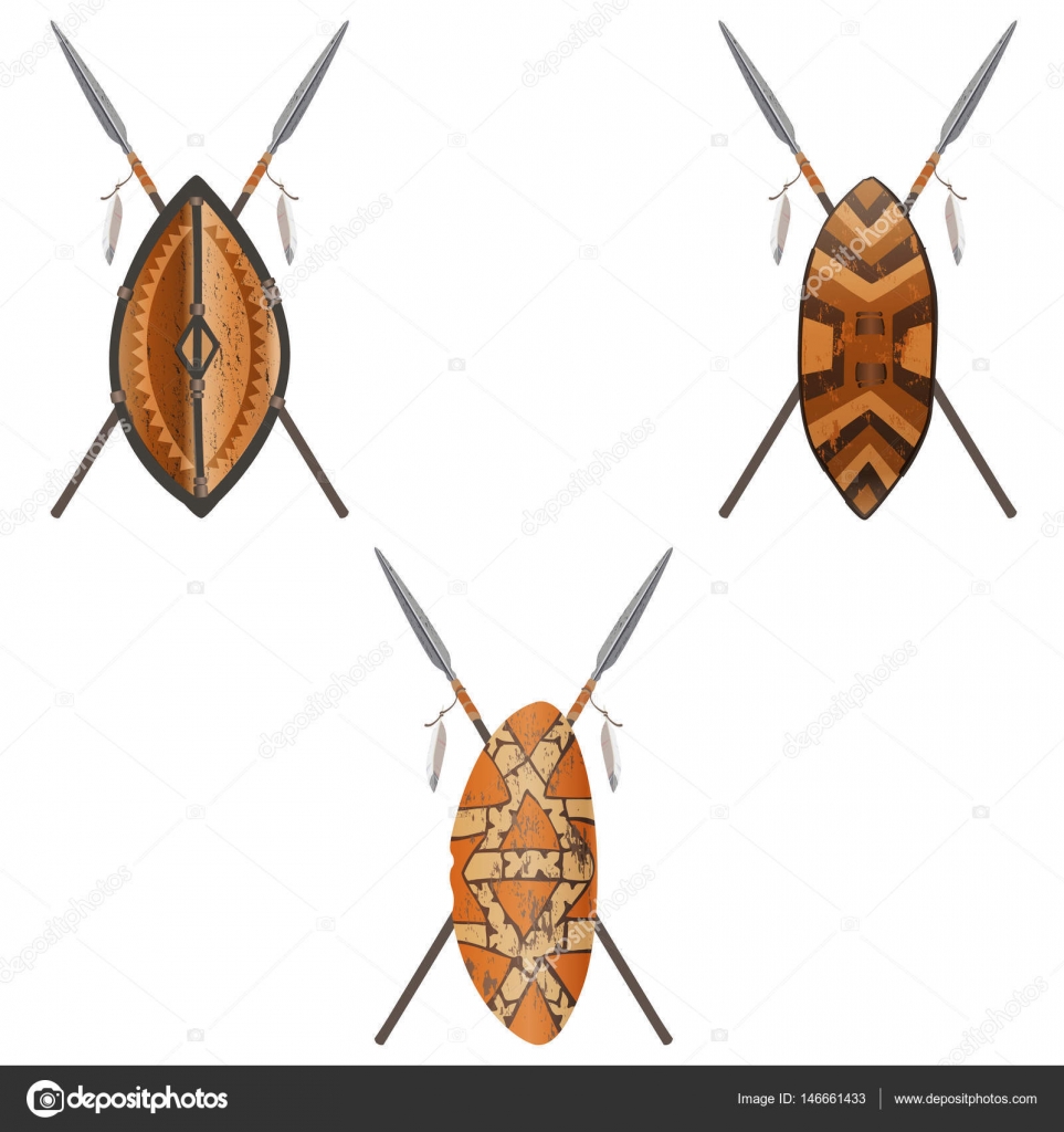 African-Shields-02 Stock Vector Image by ©Vital_Art #146661433