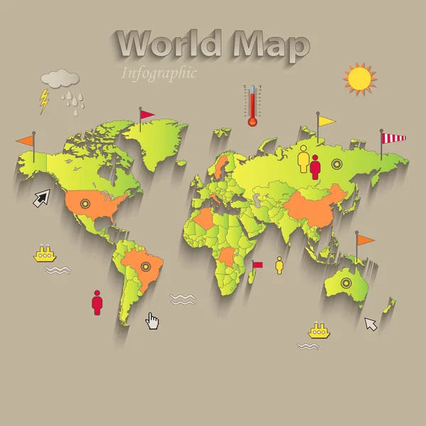 100,000 Cartoon world map Vector Images | Depositphotos