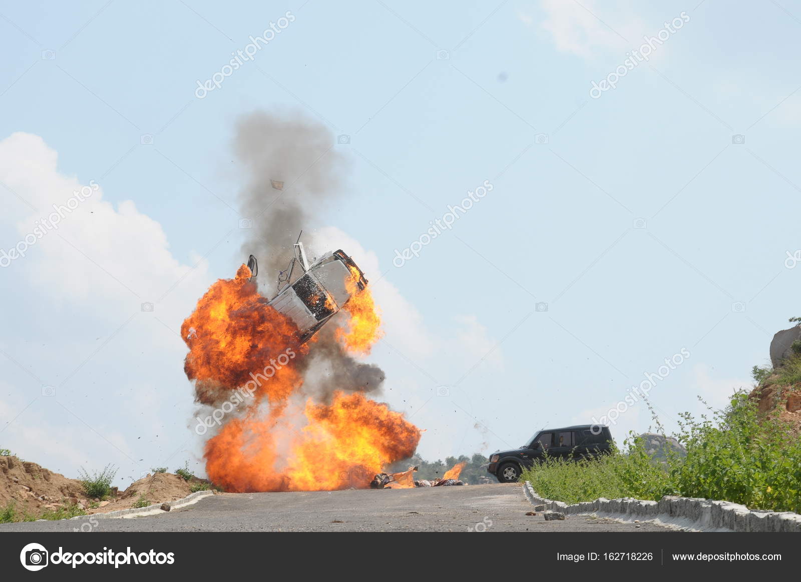 Car Bomb blast — Stock Photo © rajastills #162718226