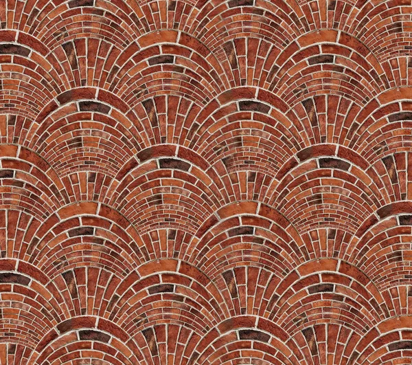 Circular brick pattern | Circular Brick Pattern — Stock Photo ...