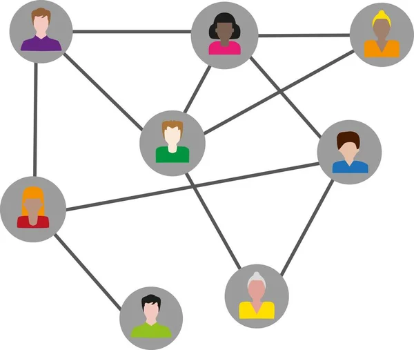 100,000 People connections Vector Images | Depositphotos