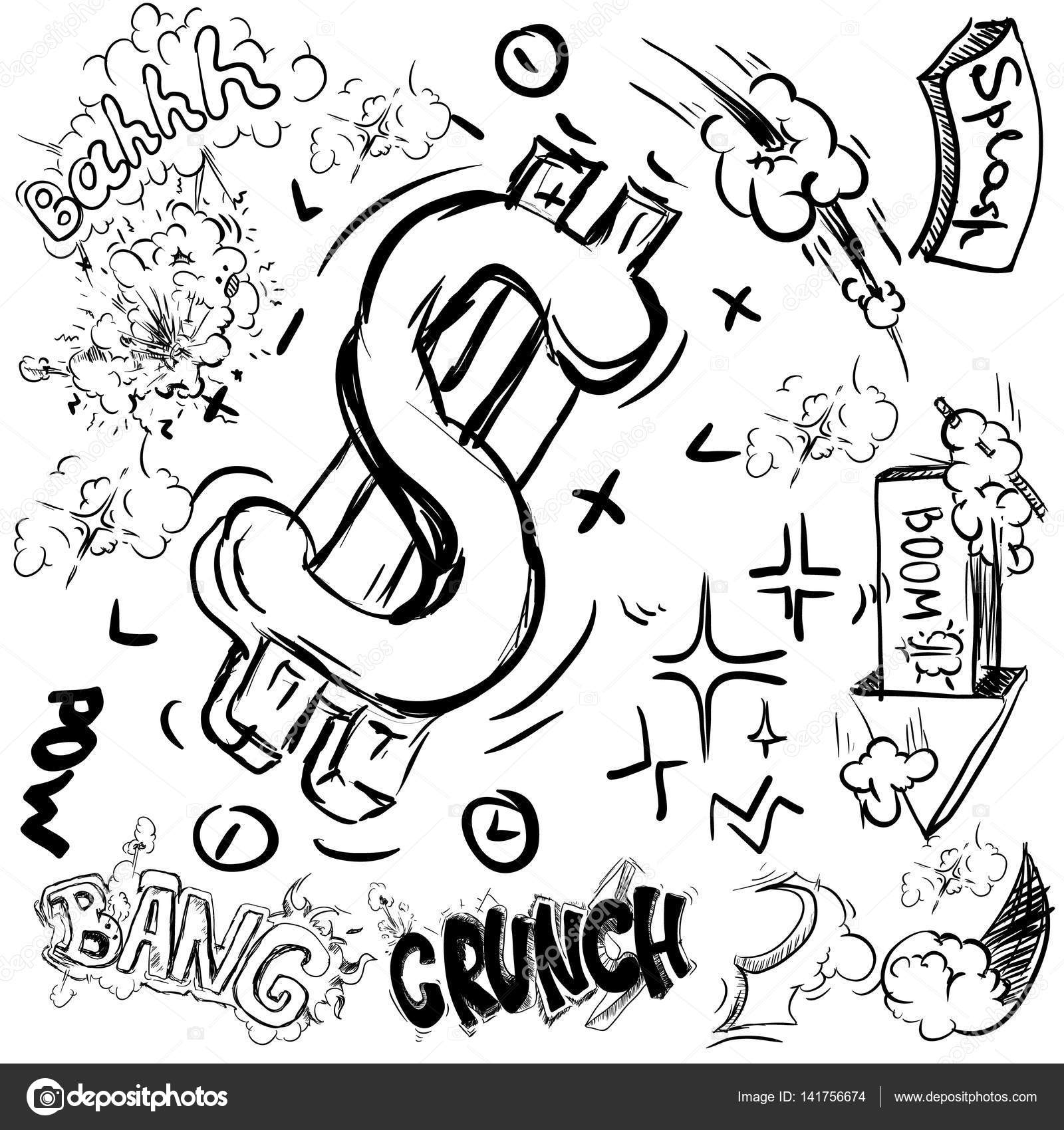 Cartoon cloud icons in comic book style. Stock Vector by ©executioner-4 ...