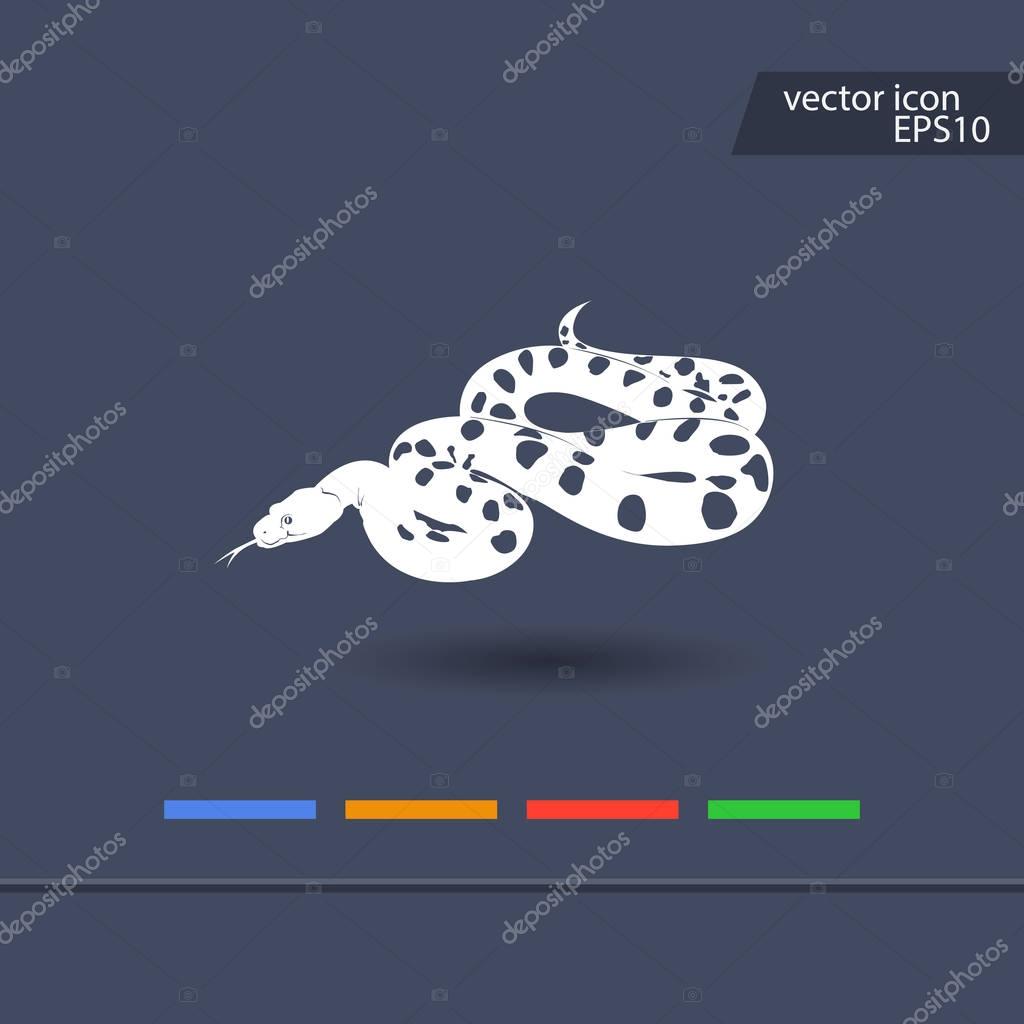 Plantilla de logotipo de serpiente vectorial. Símbolo víbora 2022