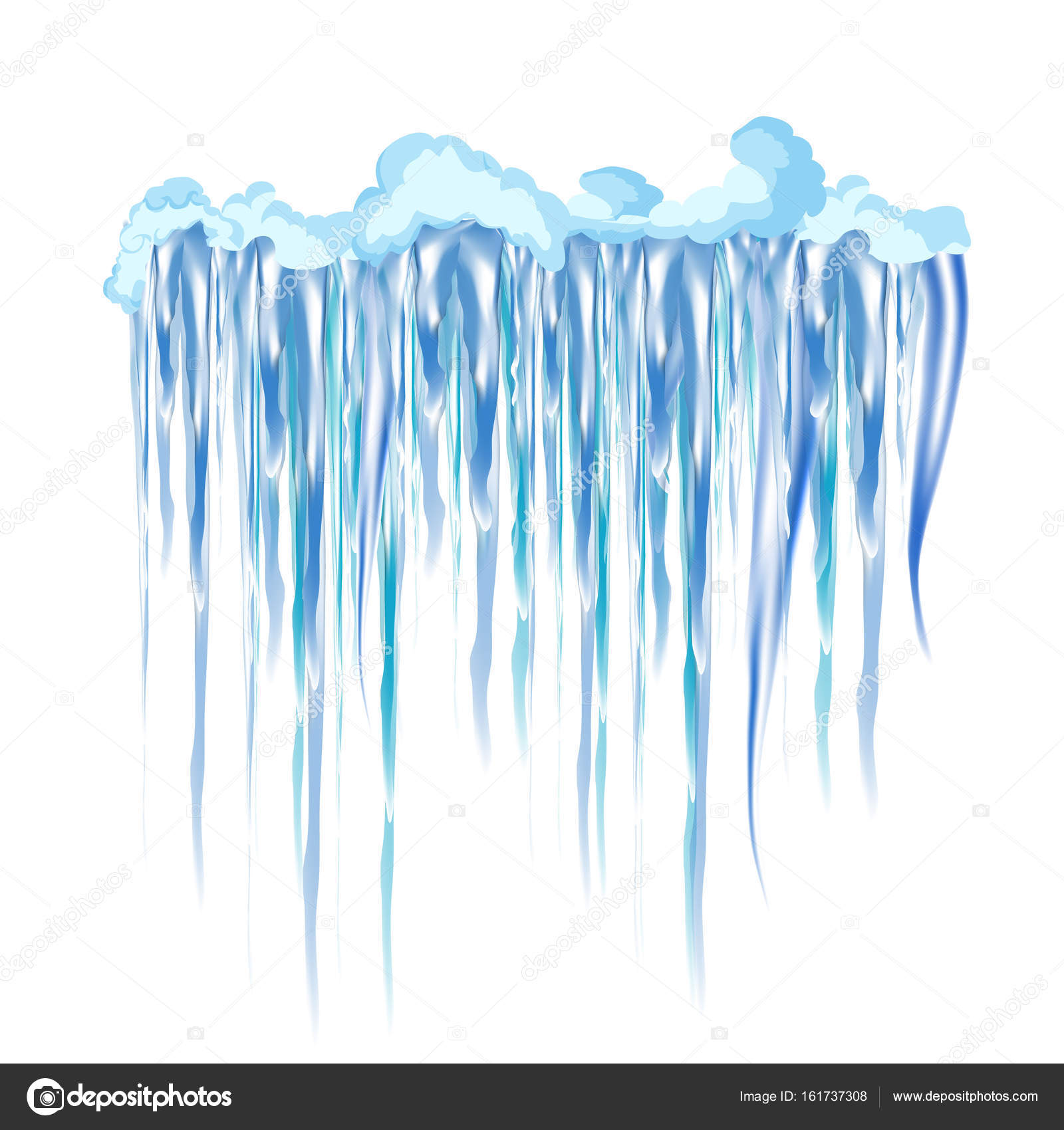 Ice Sickle Clip Art Boarder