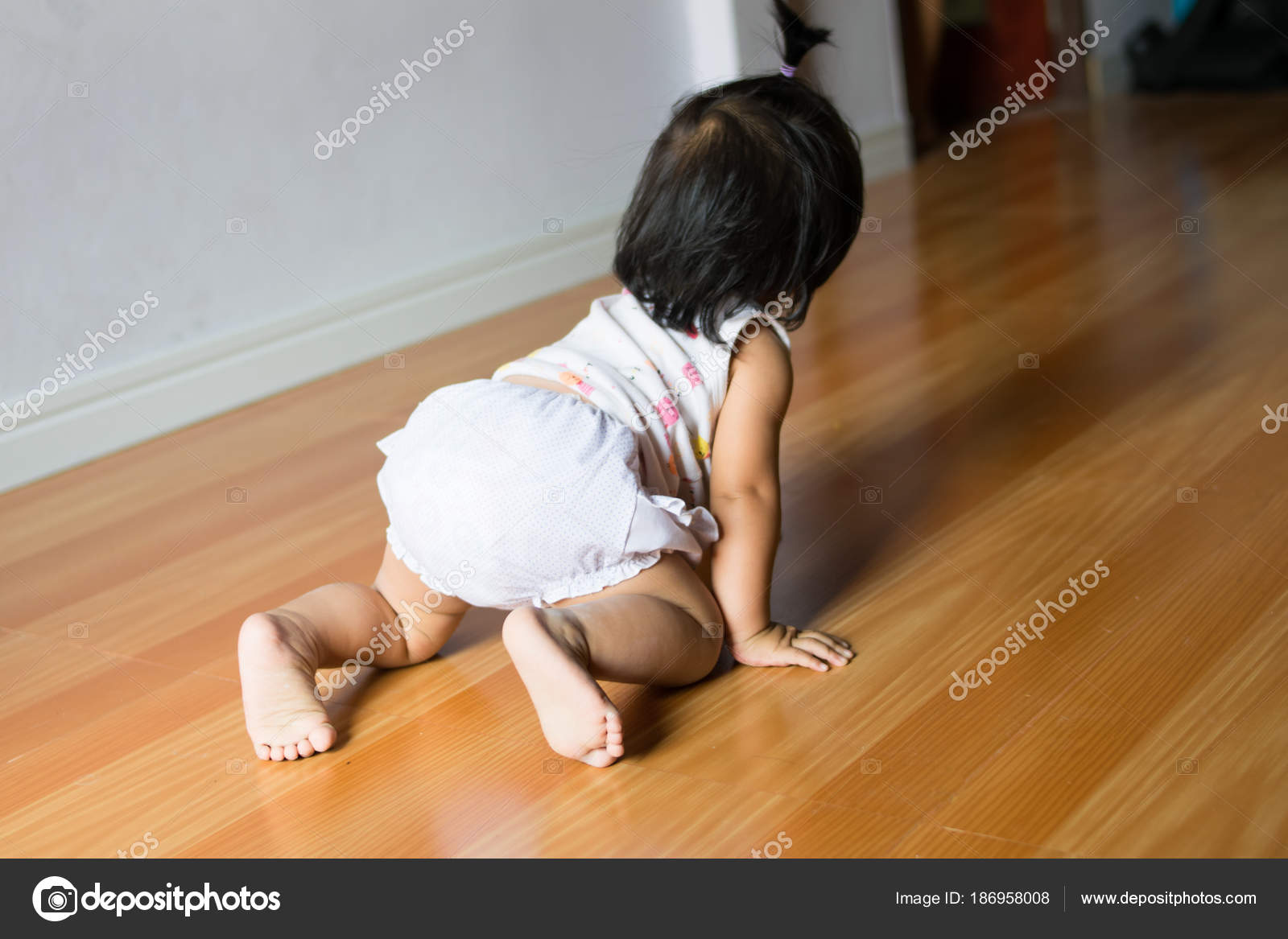 Back View Children Learning Crawl Stock Photo by ©apichart609@gmail.com ...