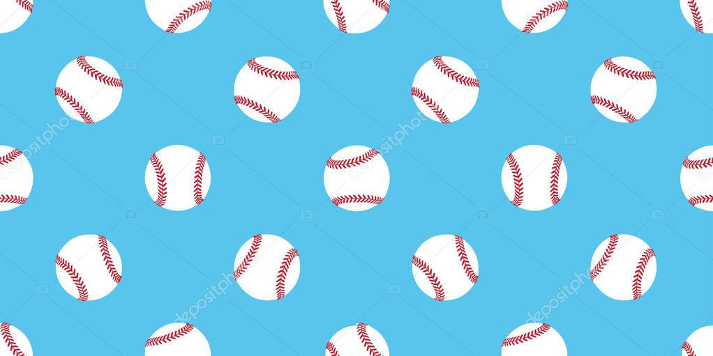 Softball wallpaper | Baseball Seamless Pattern Softball Vector Isolated ...