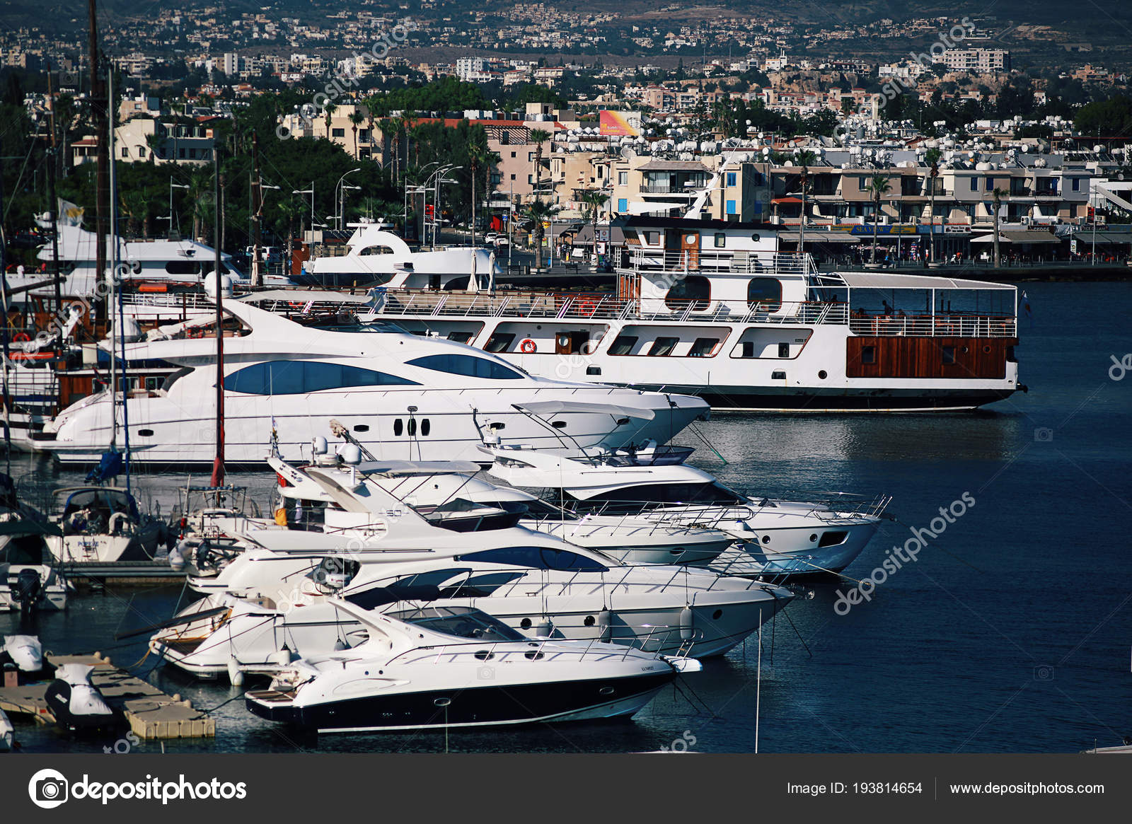 Port Yachts Paphos — Stock Photo © kmmna@yandex.ru #193814654