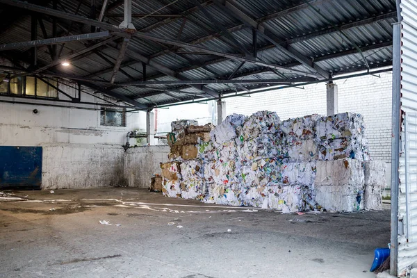 Plastic Waste Warehouse Garbage Disposal Plant — Stock Photo © Peryn ...