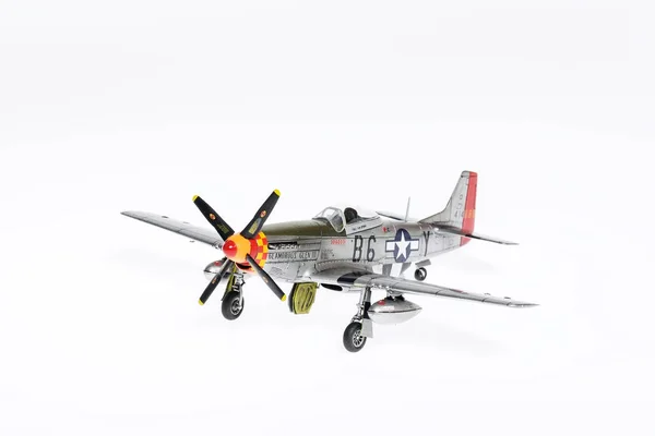 Scale model of P-51 Mustang fighter in WWII. — Stock Photo © han.kang ...