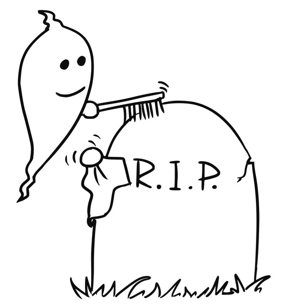 Grave Cartoon Dead Stickman