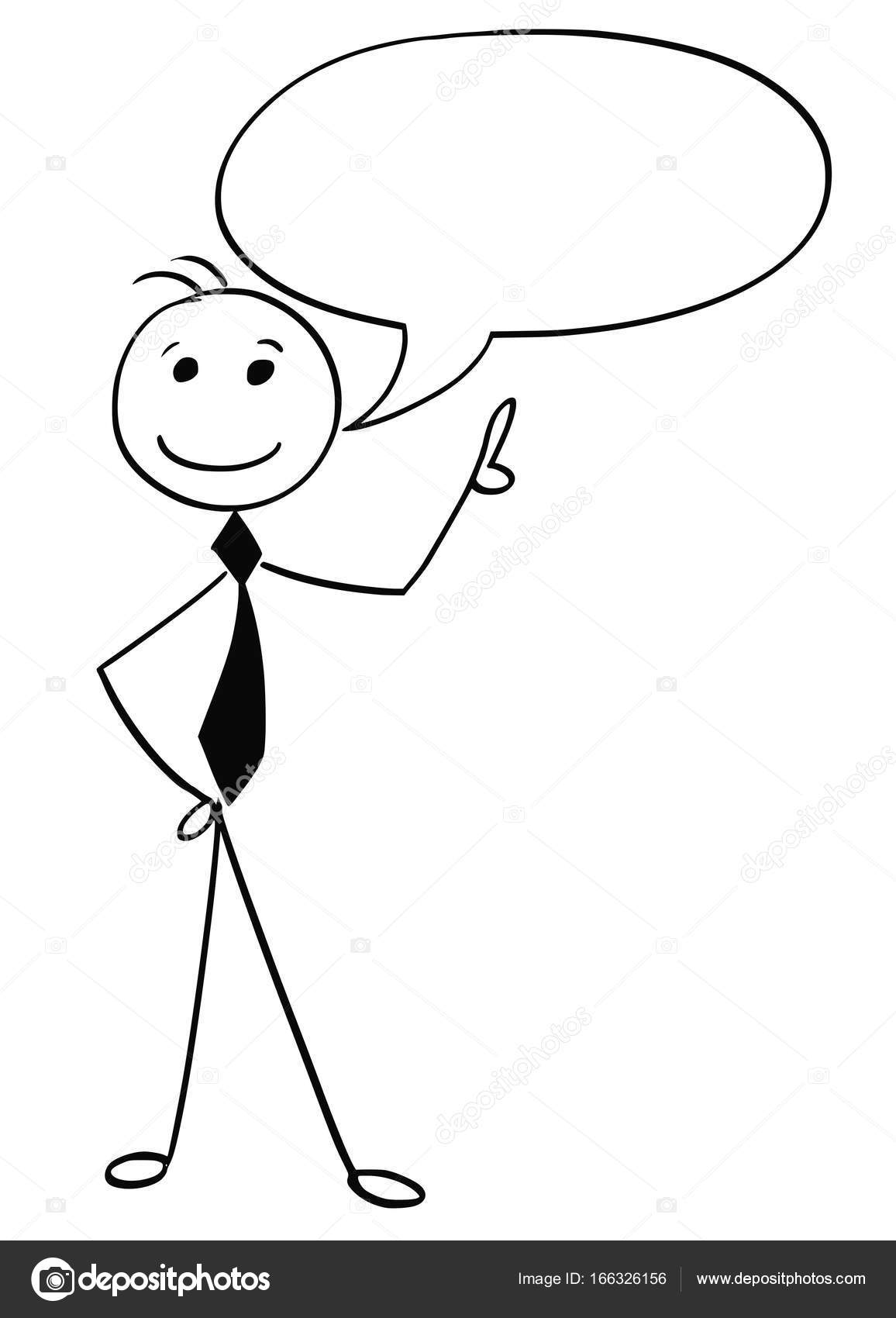 Stick Figure Thinking Bubble