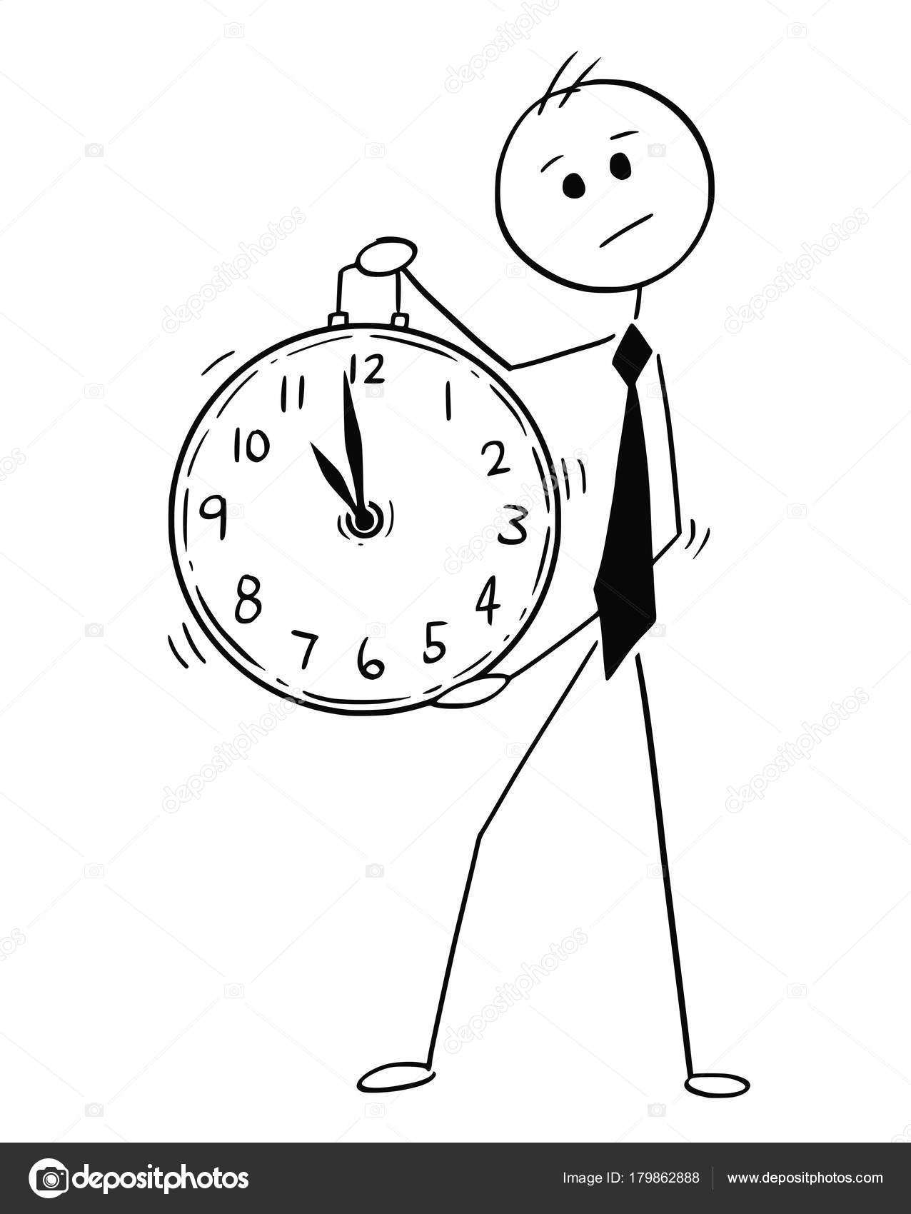 Stick Figure Clock