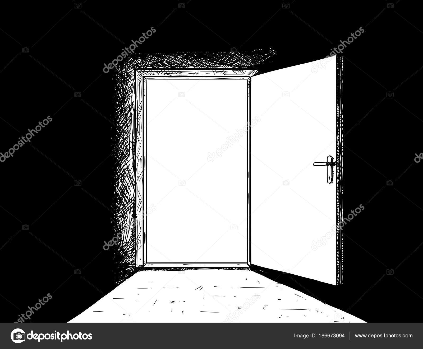 Dibujo De Puerta Simple