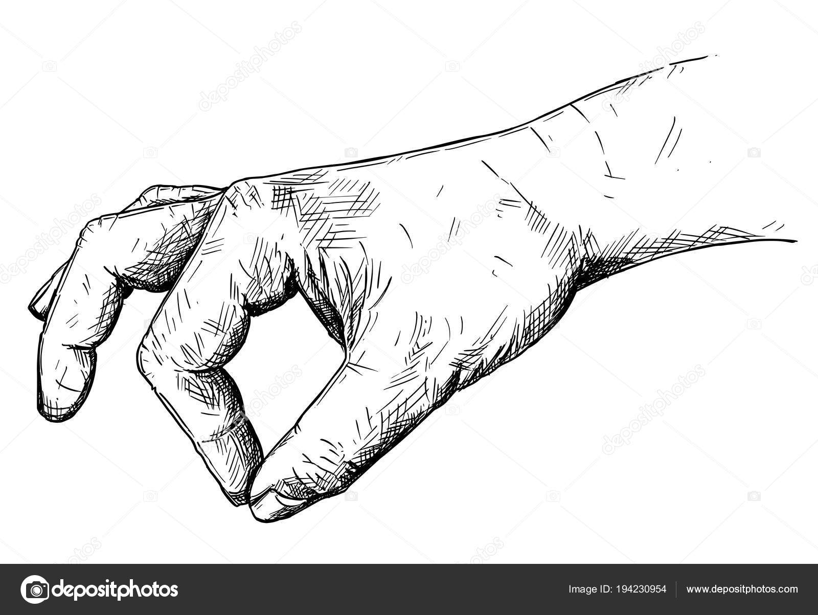 Drawing Hands Holding Objects