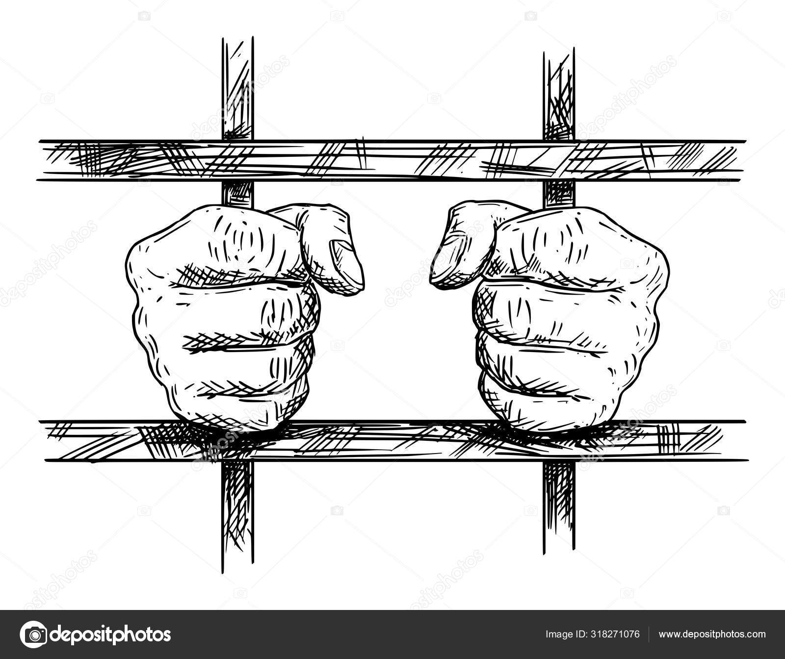 Jail Cell Bars Drawing